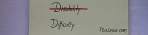 Learning Disability versus Learning Difficulty / Difference - Talk ...